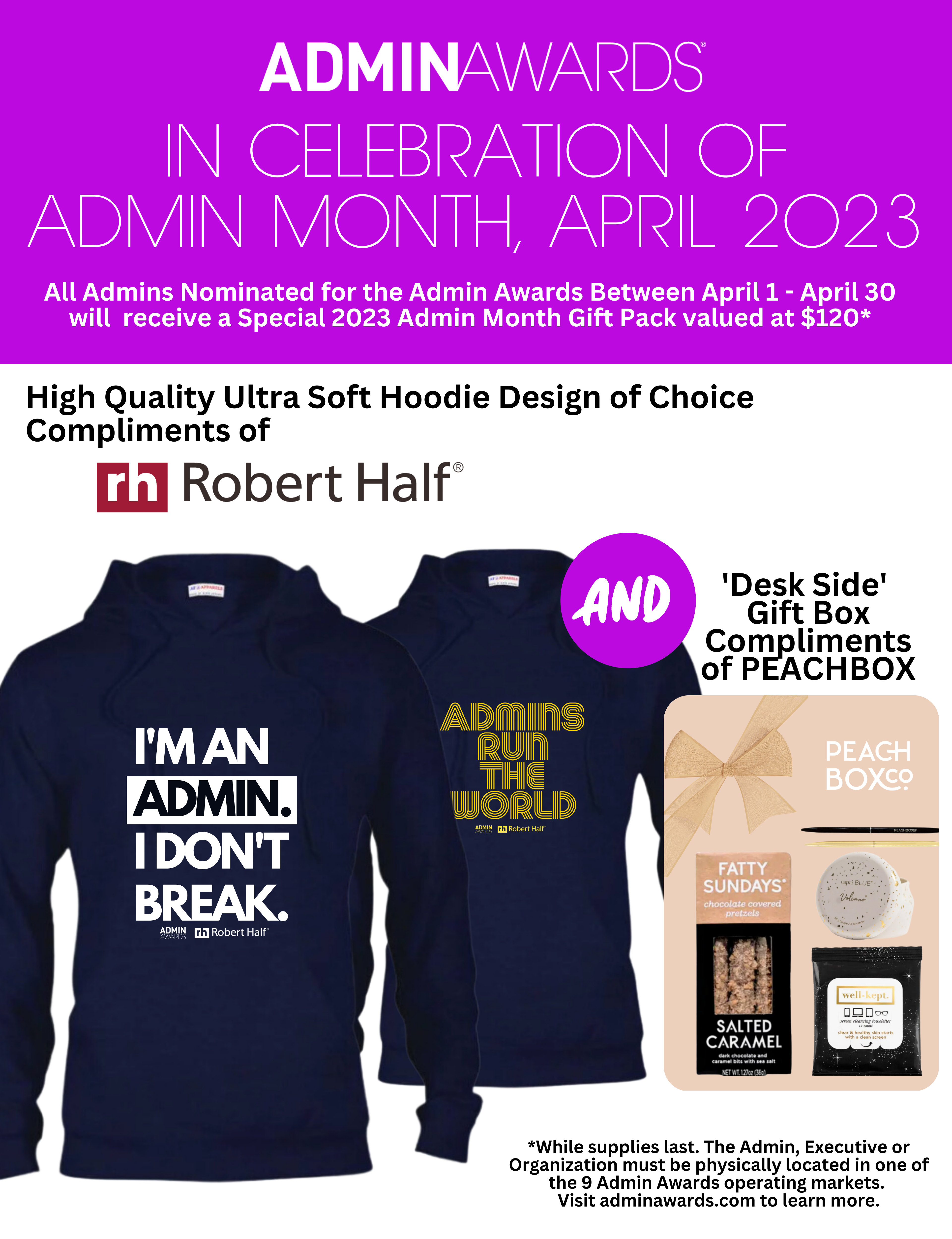 Admin Month 2023 Promotion Overview | Admin Awards